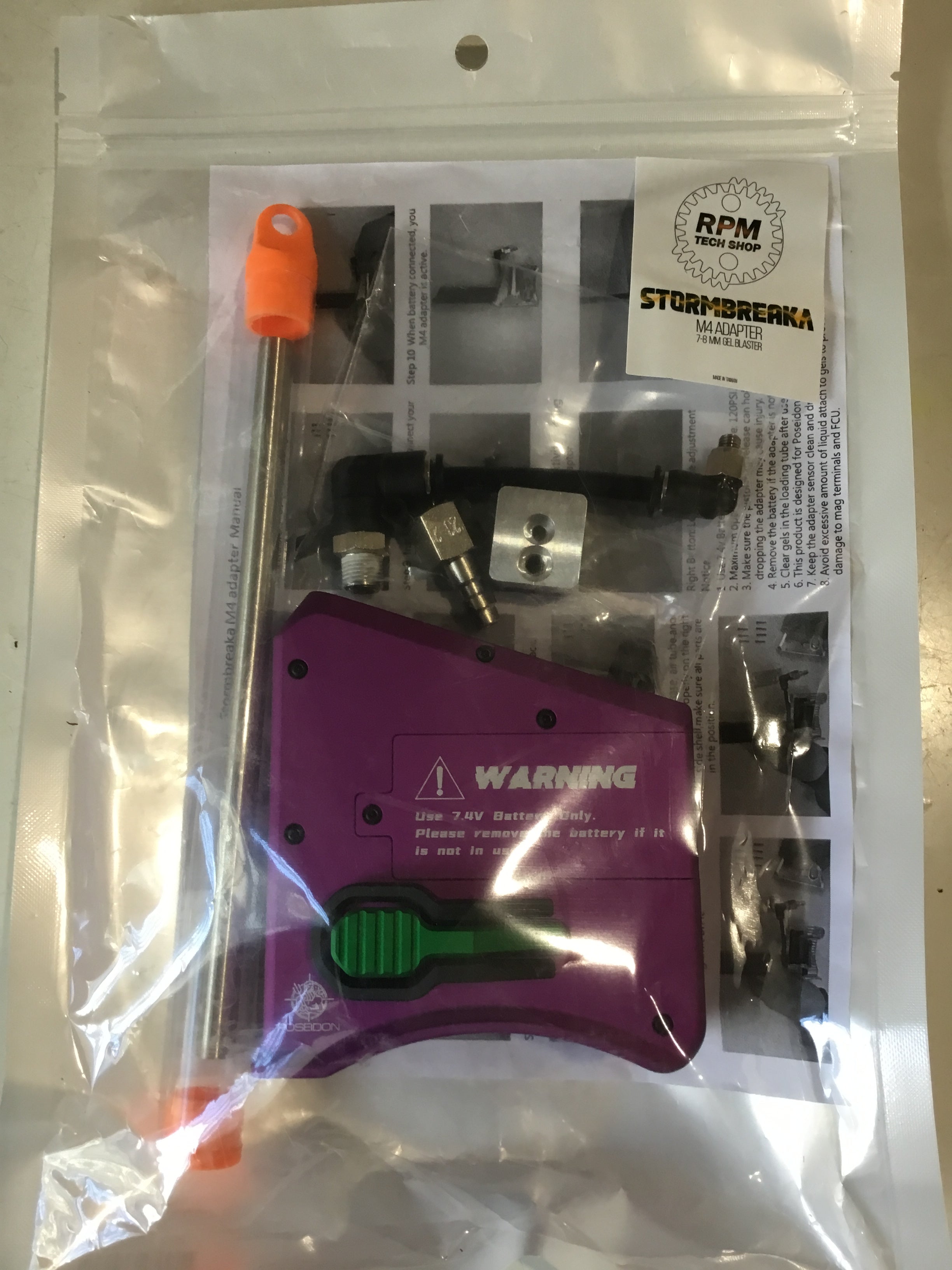 Stormbreaka RPM Techshop & Poseidon M4 Adapter [Glock Version], 5 Colo ...